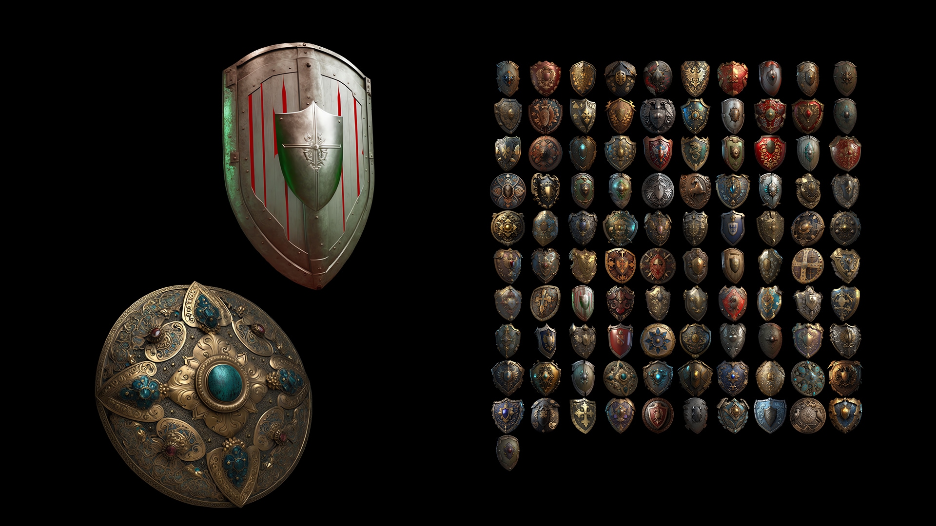 Fantasy Shields Icons In 2d Assets Ue Marketplace